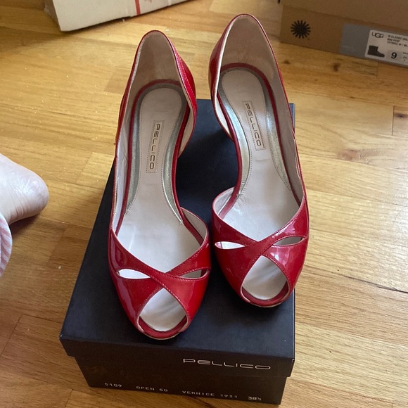 pellico | Shoes | Red Patent Pellico Heels 385 | Poshmark